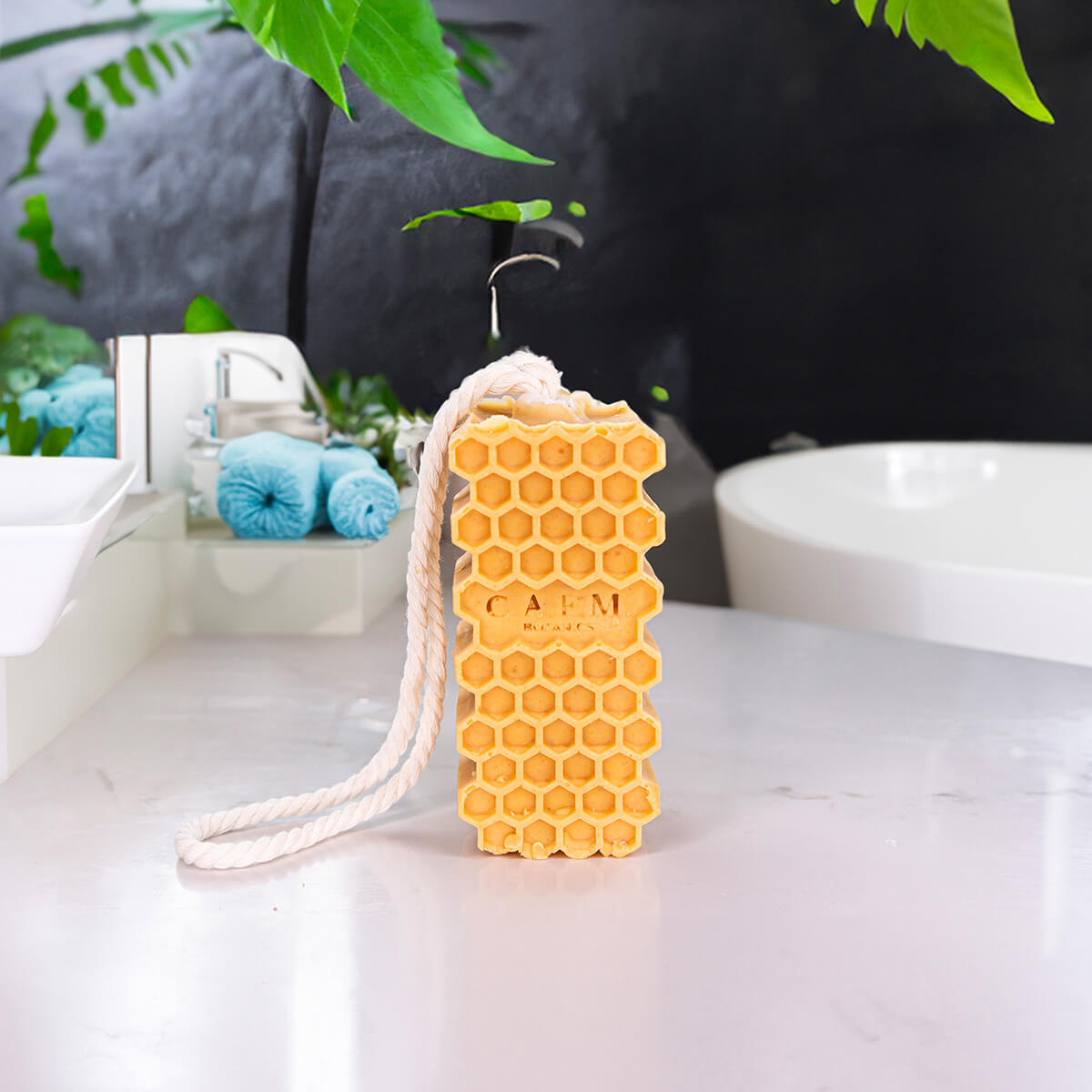Honeycomb Soap-On-A-Rope – C.A.F.M. Botanics